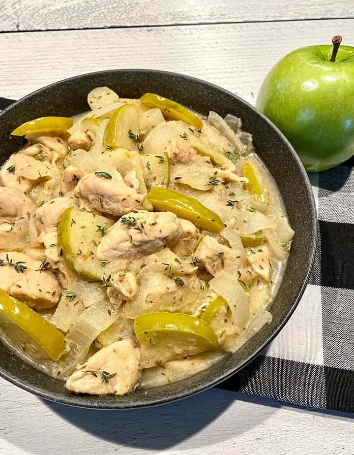 The Best Apple Chicken Skillet - Happy Honey Kitchen