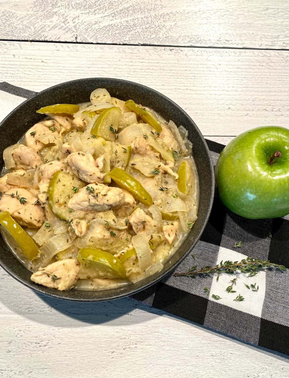 The Best Apple Chicken Skillet - Happy Honey Kitchen