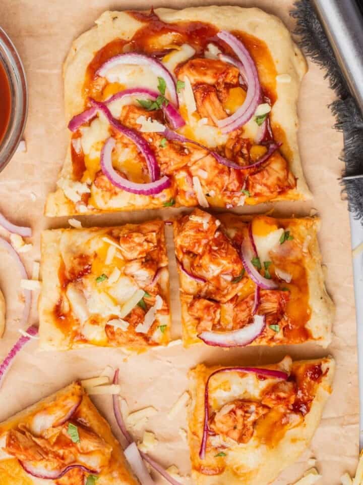 Sheet Pan Loaded BBQ Brisket Nachos - Happy Honey Kitchen