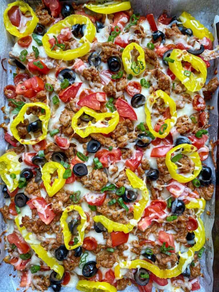 Italian Nachos - Happy Honey Kitchen