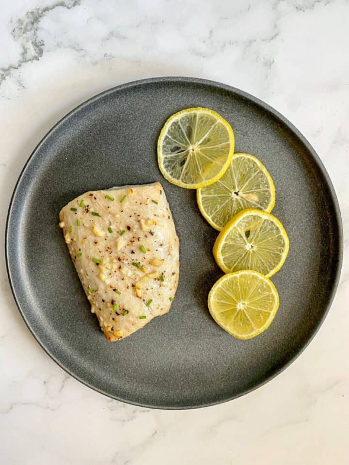 Air Fryer Mahi Mahi with Garlic Butter - Happy Honey Kitchen