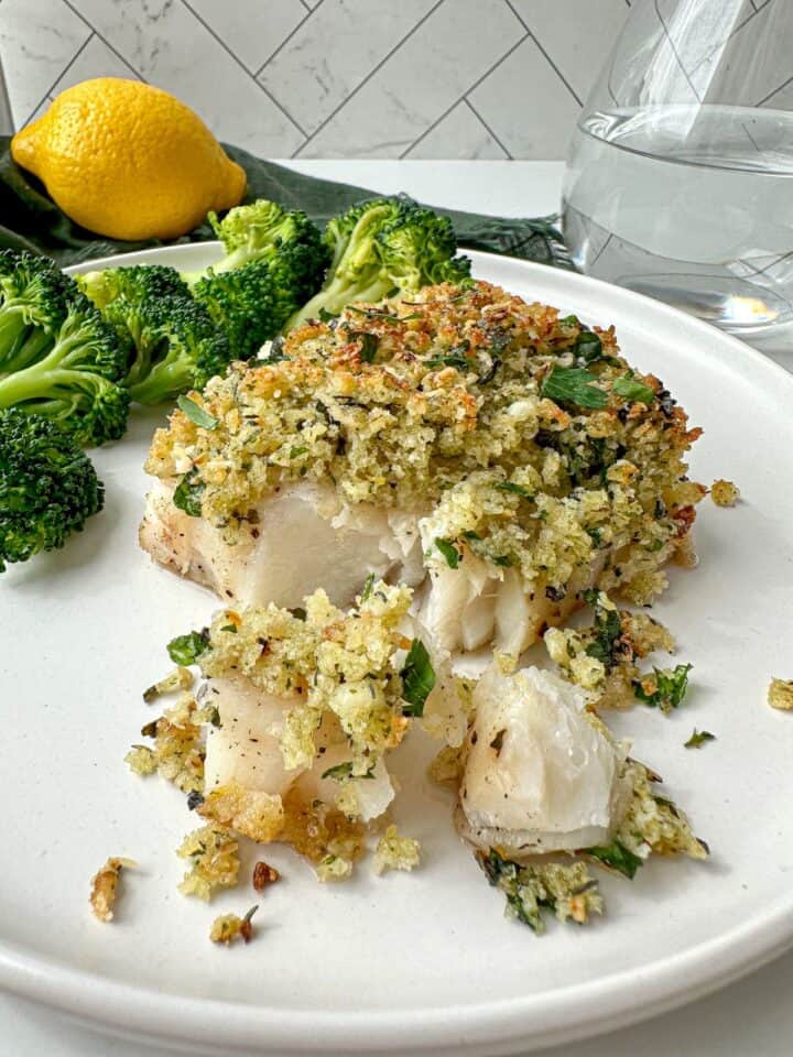 Baked Panko Crusted Cod - Happy Honey Kitchen