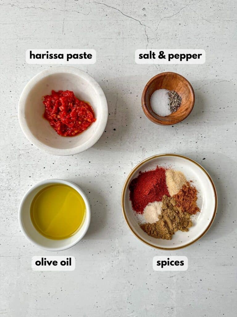 Harissa Honey Chicken Cava Bowl - Happy Honey Kitchen