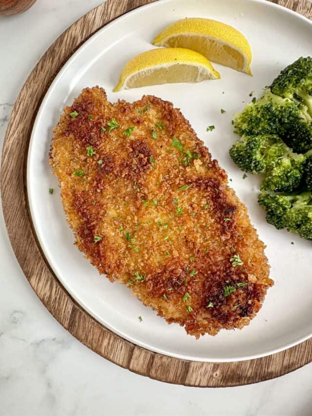 Pan Fried Panko Crusted Chicken - Happy Honey Kitchen