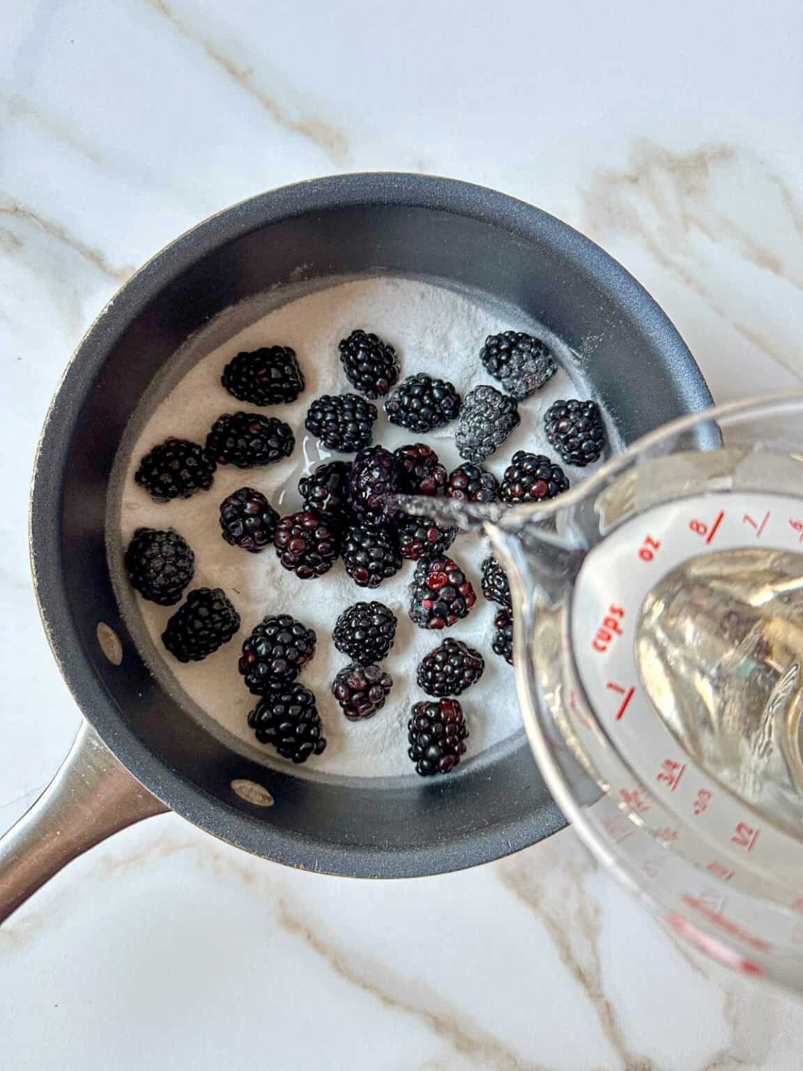 Homemade Blackberry Simple Syrup - Happy Honey Kitchen