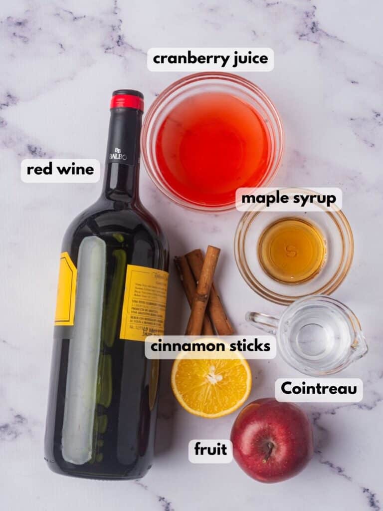 Thanksgiving Sangria (A Festive Red Wine Cocktail) - Happy Honey Kitchen
