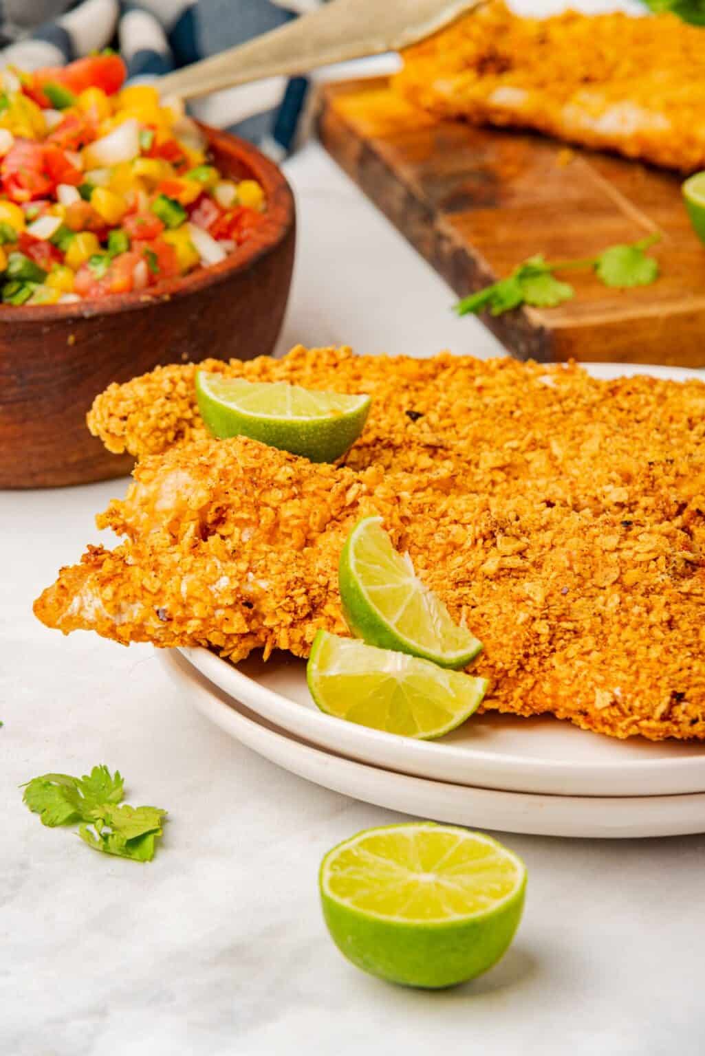 Tortilla Crusted Tilapia (with 3 Cooking Methods) - Happy Honey Kitchen