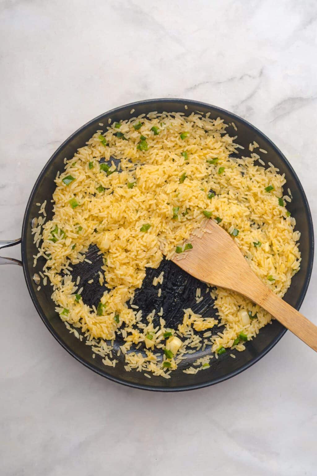 Jalapeno Rice with Cilantro and Lime - Happy Honey Kitchen