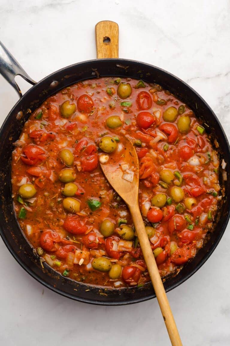 Pescado a la Veracruzana (Veracruz-Style Fish) - Happy Honey Kitchen