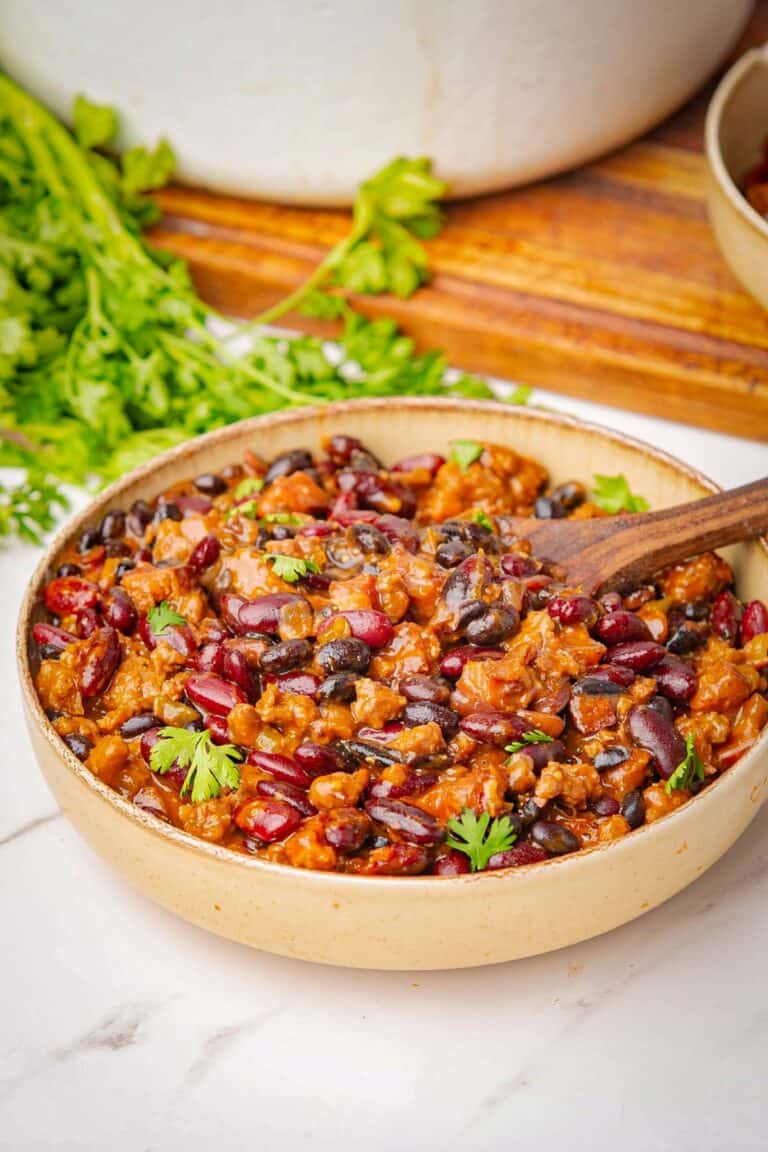 Cowboy Baked Beans - Happy Honey Kitchen